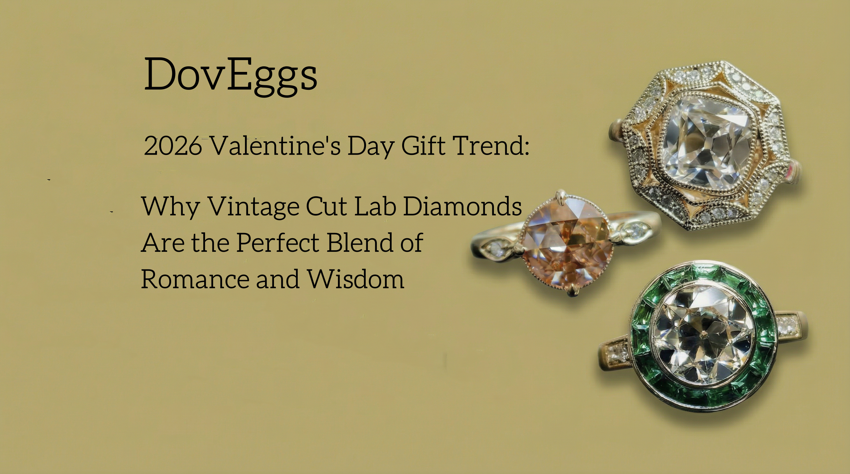2026 Valentine's Day Gift Trend: Why Vintage Cut Lab Diamonds Are the ...